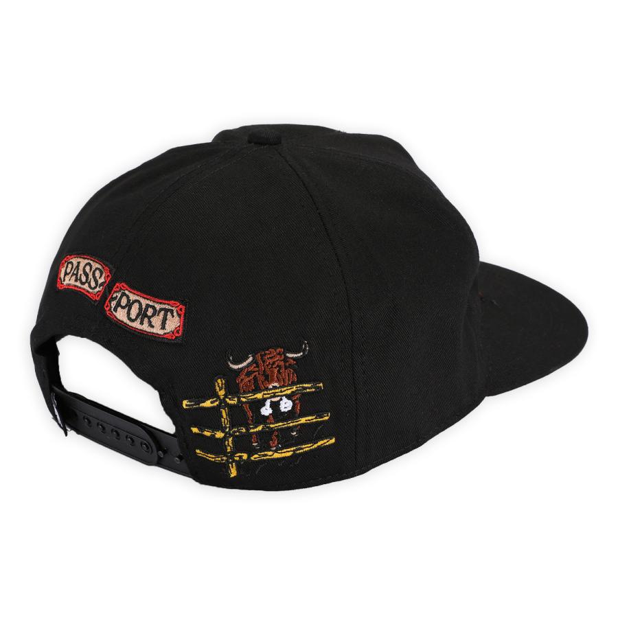 パスポート Pass~Port Red Flag Workers Cap ブラック Black キャップ メンズ レディース 帽子 ...