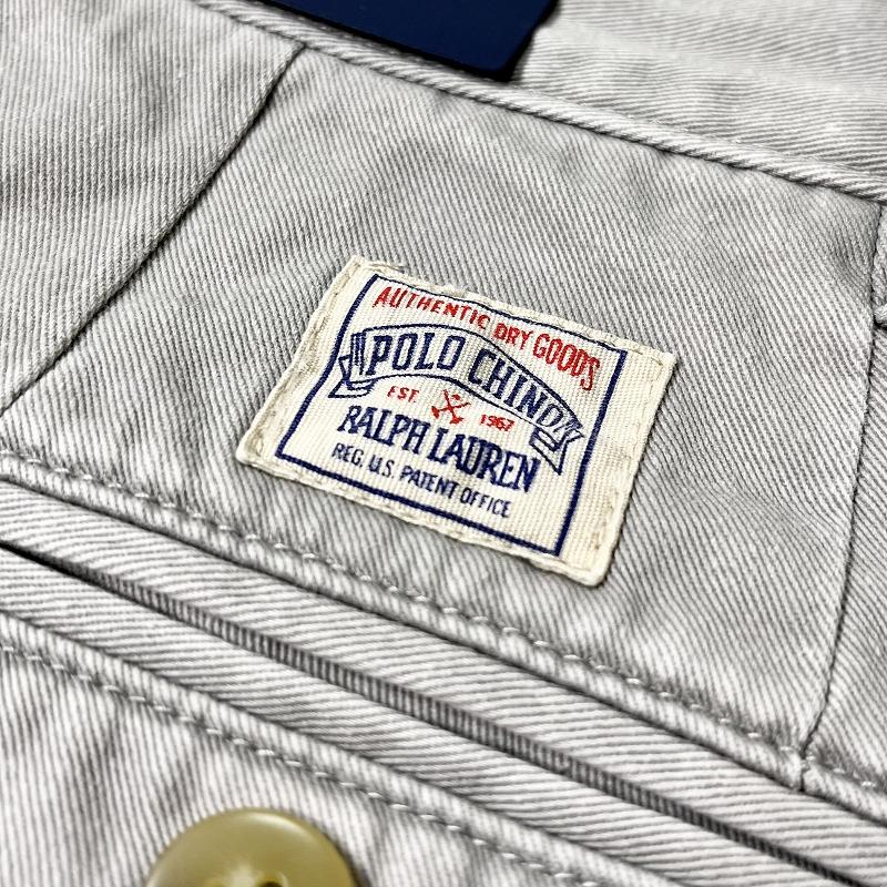 POLO RALPH LAUREN ポロ ラルフローレン WHITMAN プリーツ パンツ グレー メンズ チノパン CHINO ポロチノ US規格 : RAWDRIP - 通販 ...