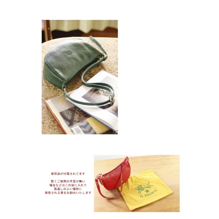 イルビゾンテ バッグ IL BISONTE 三日月2WAYレザーショルダーバッグ（ M ） 5412300411 メンズ レディース ( 商品 ...
