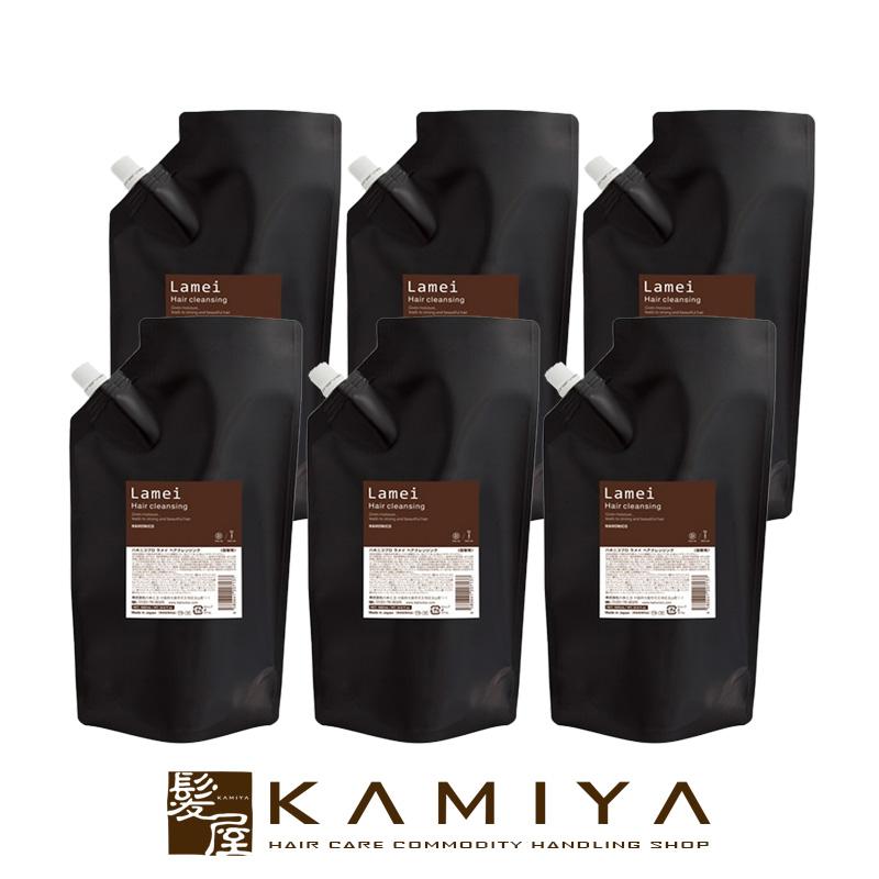 HAHONICO 【正規品】ハホニコ ラメイ ヘアクレンジング 1000ml×6個セット|シャンプー クレンジングシャンプー ヘマチン 配合 ...