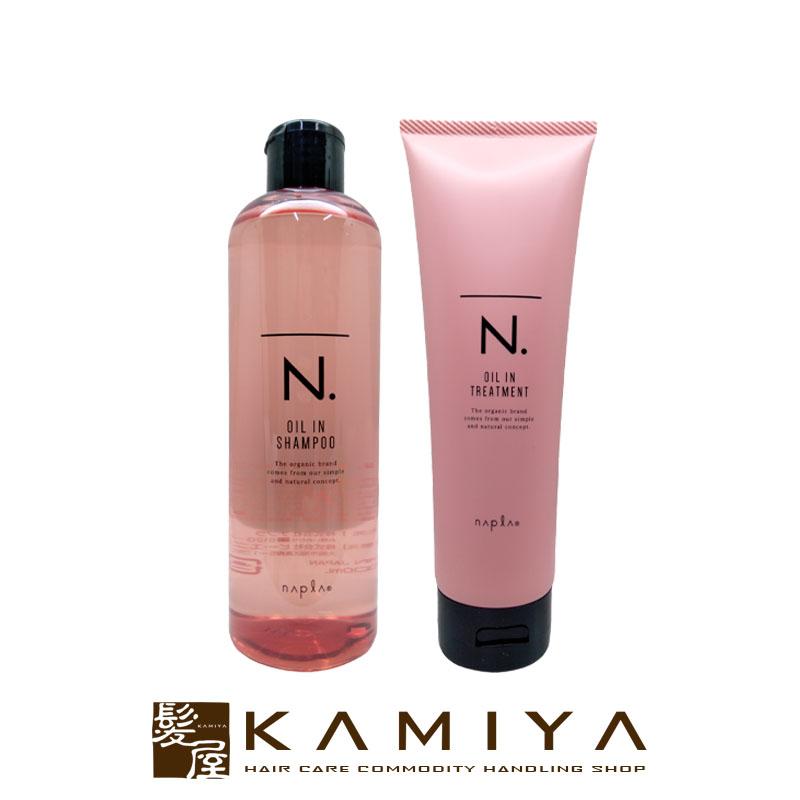 napla ナプラ N. エヌドット オイルイン シャンプー 300ml＋トリートメント 240g 計2個 お試しセット|オイルイン オイルシャンプー : 髪屋 Yahoo!ショッピング店 ...