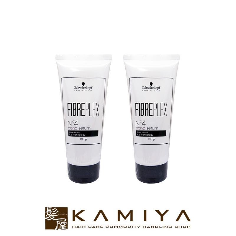 FIBERPLEX シュワルツコフ ファイバープレックス No.4 ボンドセラム 100g×2個セット|ダメージケア トリートメント リペア 修復 補修 保護 チューブ 本体 トライアル ...