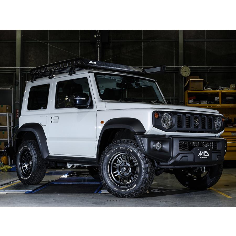 NITRO POWER 新作 ジムニーシエラJB74W M16 ASSAULT アサルト 16インチ 6J インセット-5 5穴 PCD 139.7 スティールクリア ホイール単品 1本販売 ...