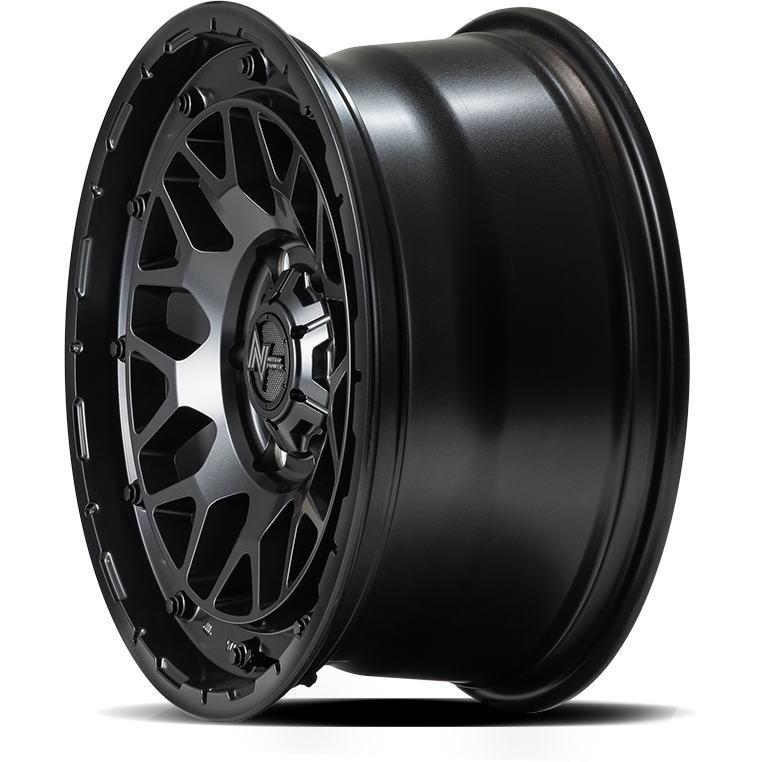 マルカサービス NITROPOWER M29 STINGER スティンガー 16インチ 6J インセット40 5穴 PCD 100 セミグロスブラッククリア ホイール単品4本 : レイブロス ...