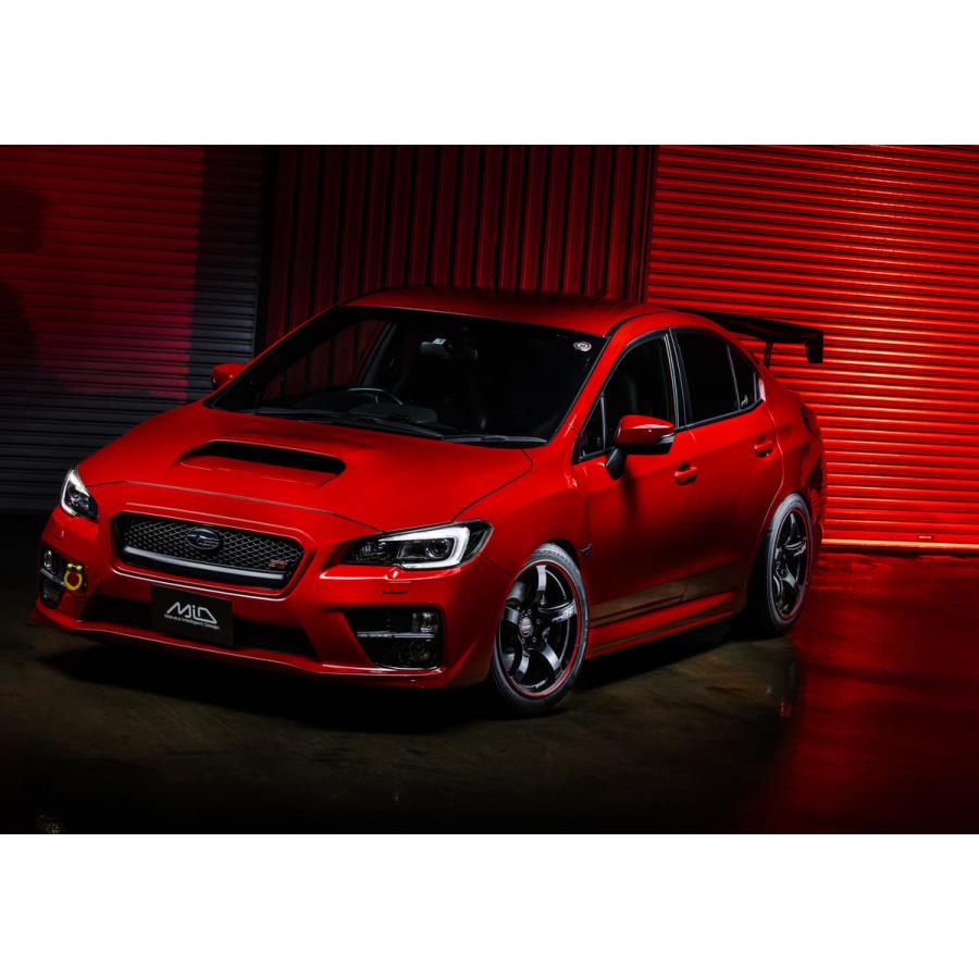 RMP FK2/FK8シビックタイプR MID RACING R50 18インチ 8.5J インセット45 5穴 PCD 120 ホワイト/リムレッドライン スポーク ホイール4本セット ...