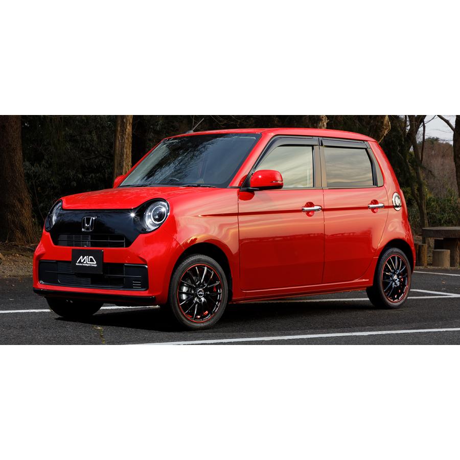 マルカサービス シュナイダー SCHNEIDER RX27 14インチ 5.5J インセット38 4穴 PCD 100 ブラックメタリックポリッシュ＋アンダーカットレッドクリアー ホイール ...