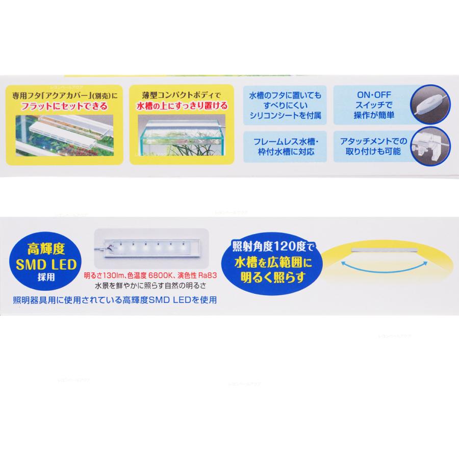 GEX 【全国送料無料】 クリアLED フラッティ ホワイト スリム高輝度LED 40cm以下水槽用 : レヨンベールアクアYahoo!店 - 通販 - Yahoo!ショッピング