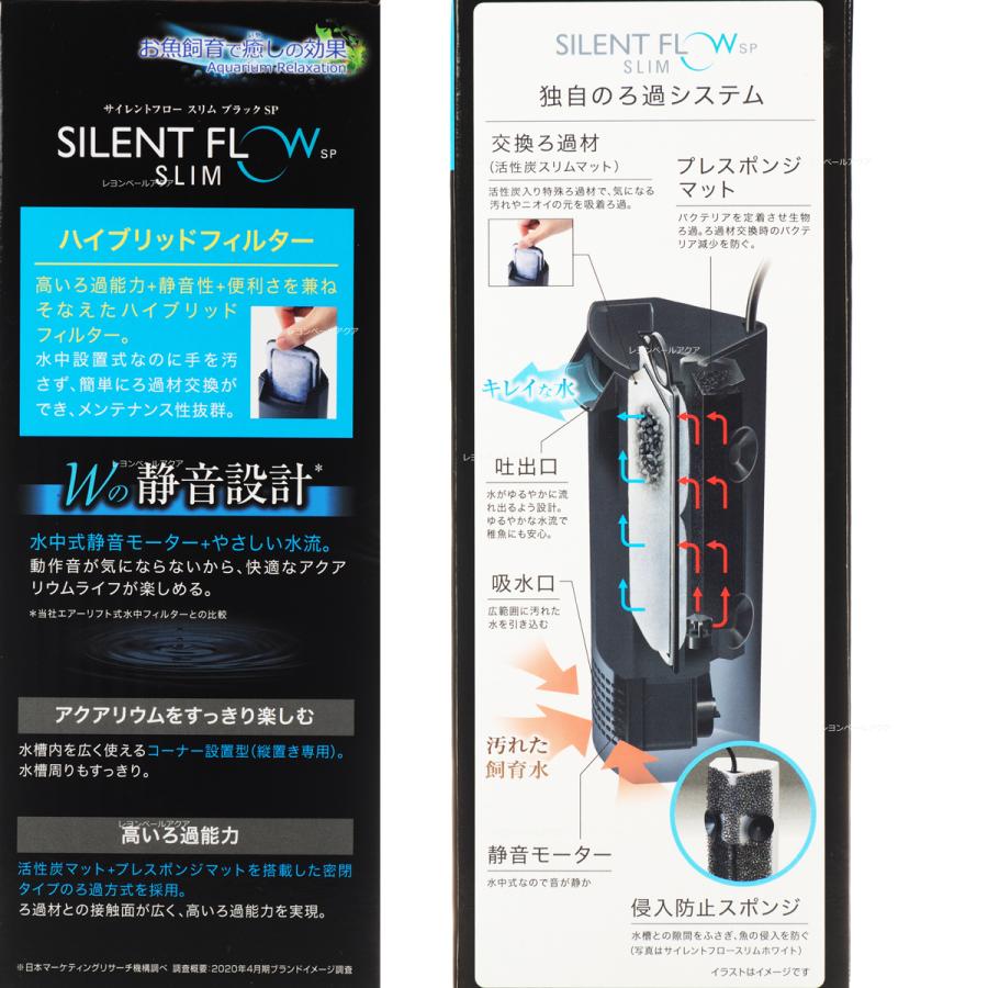 GEX 【全国送料無料】 サイレントフロー スリム ブラックSP : レヨンベールアクアYahoo!店 - 通販 - Yahoo!ショッピング