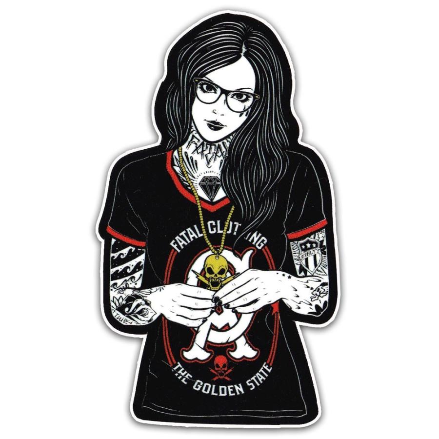 Fatal Clothing/フェイタル ステッカー Goldie Sticker (縦12.4cm 横7.2cm) : RayRay ...