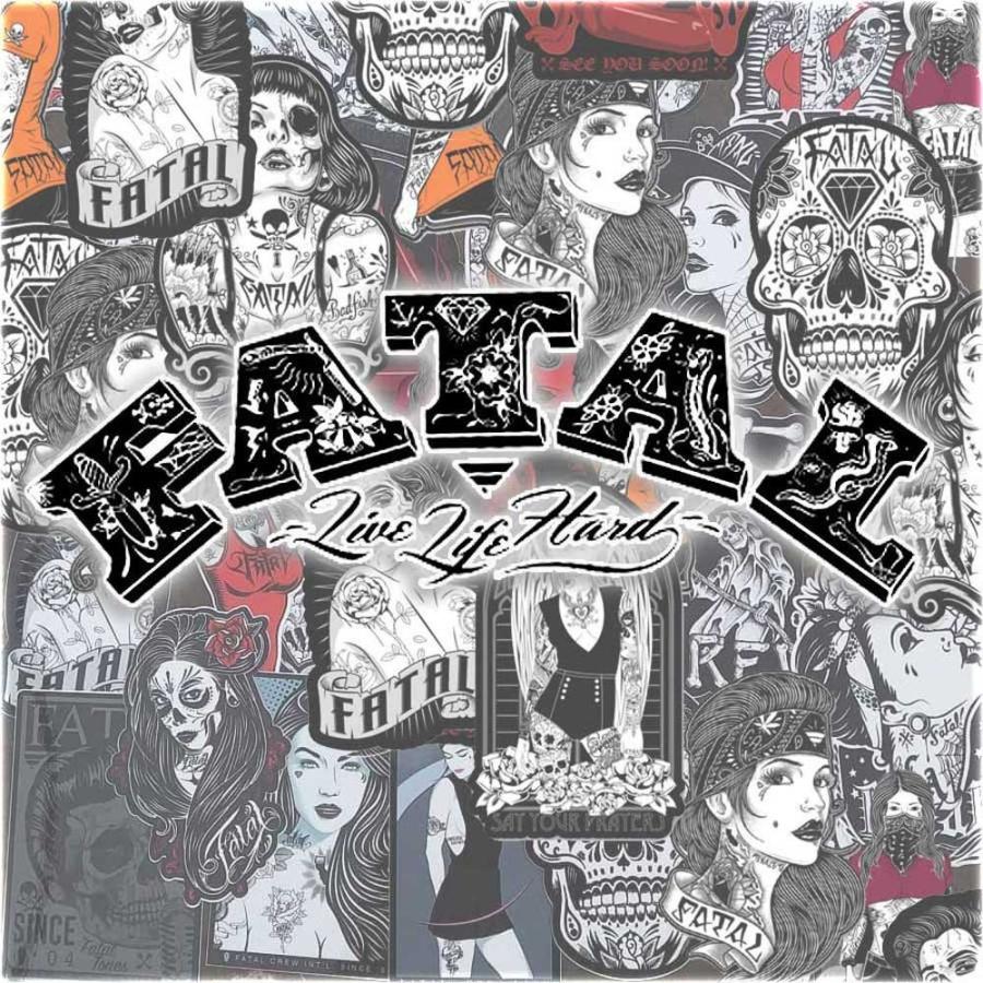 Fatal Clothing/フェイタル ステッカー Goldie Sticker (縦12.4cm 横7.2cm) : RayRay ...