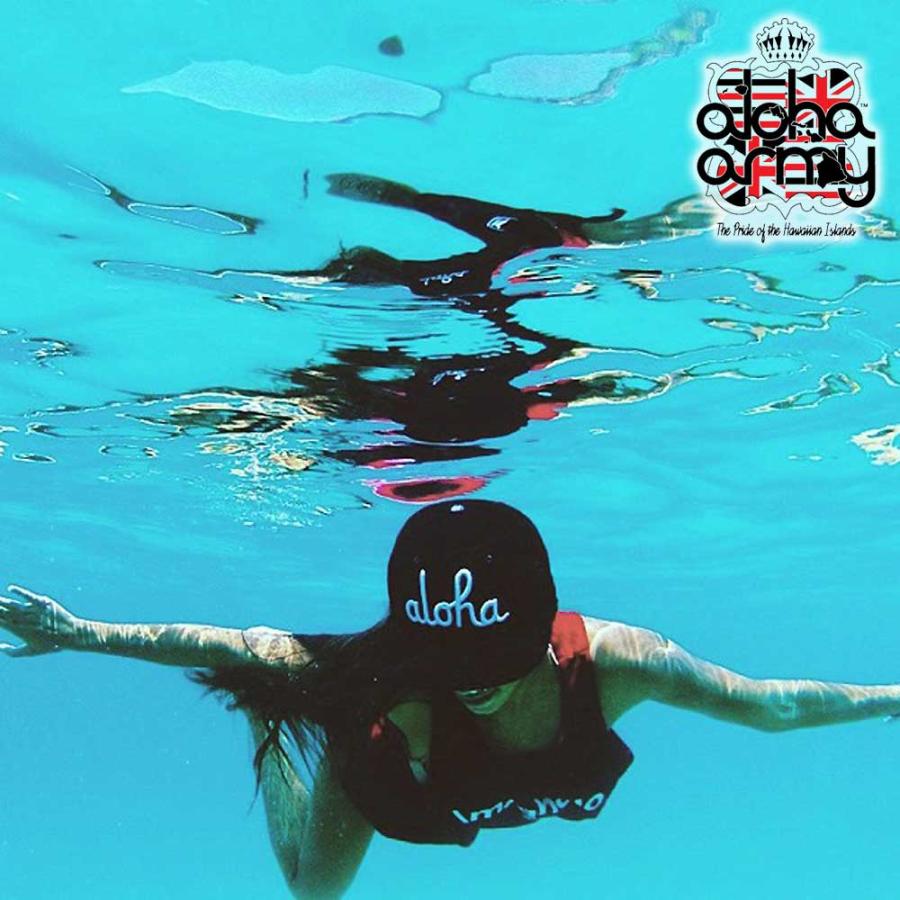 Aloha Army / アロハアーミー スナップバックキャップ Aloha Script Snapback Cap (ブラック ...