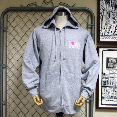 DTA / Rogue Status/ディーティーエー ジップパーカー Moneyshot Splatter (ヘザーグレー) SALE ...