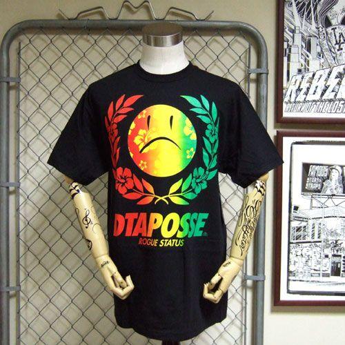 DTA / Rogue Status/ディーティーエー 半袖Tシャツ Ms Hawaiian (ブラック) SALE セール : RayRay ...