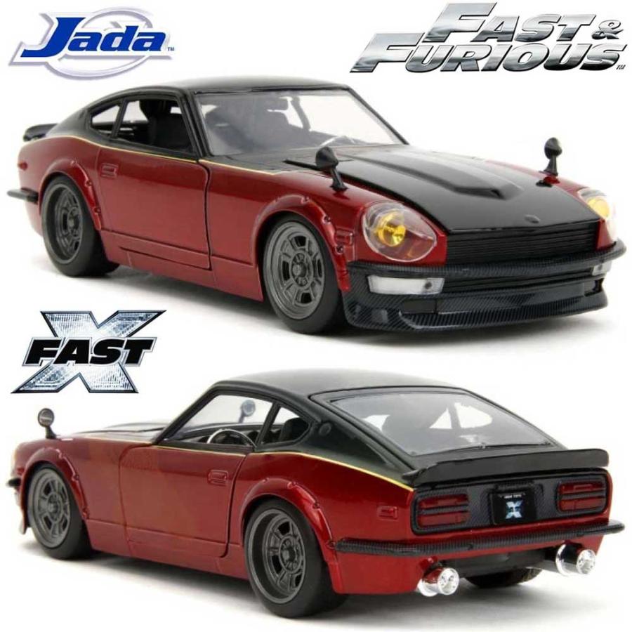 Jada Toys/ジェイダトイズ Fast&Furious FastX 1/24 ミニカー ワイスピ 旧車 1972 Datsun 240Z S30 (レッド) : RayRay - 通販 ...