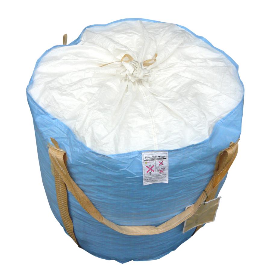 リレーバッグ RB-M-100R2B-DC-B ブルー10袋入 耐荷重500kg 1,000リットル 1立米 直径1,130×高さ1,030(mm) 丸型フレコン : リレーバッグYahoo ...