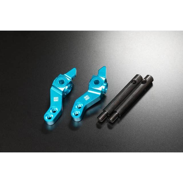 【ネコポス対応】T4WORKS/T4-UR02LB/アルミCNC強化アルミアップライト 専用ピロボール付ロングシャフト仕様【ライトブルー】 : ラジコン夢空間 - 通販 - Yahoo!ショッピング