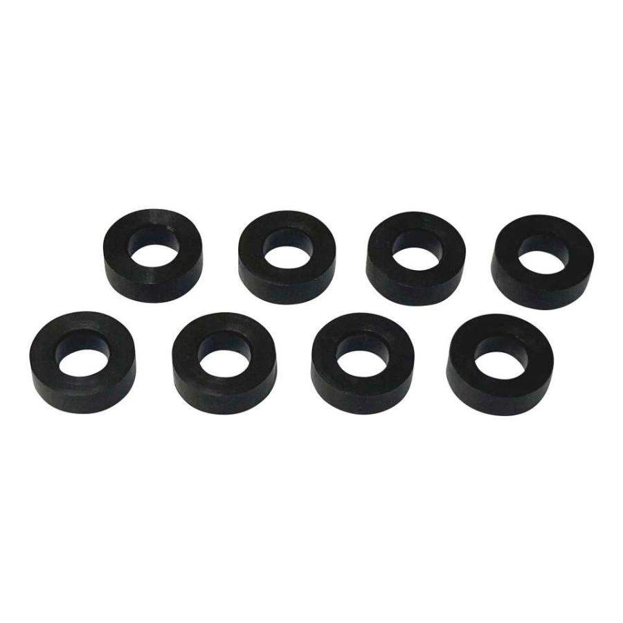 【ネコポス対応】TOPLINE(トップライン)/TP-43005/軽量アルミセッティング スペーサー ブラック M3.0用 厚さ0.5mm 8 ...