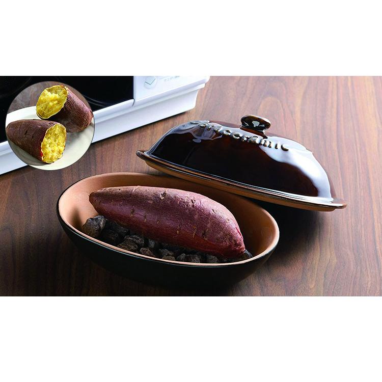 グレイスラミック 陶製焼きいも器 レンジ調理 焼き芋メーカー 焼き芋器 家庭用 やきいも キッチン 代引不可 :fl-a29440:リコメン堂 ...