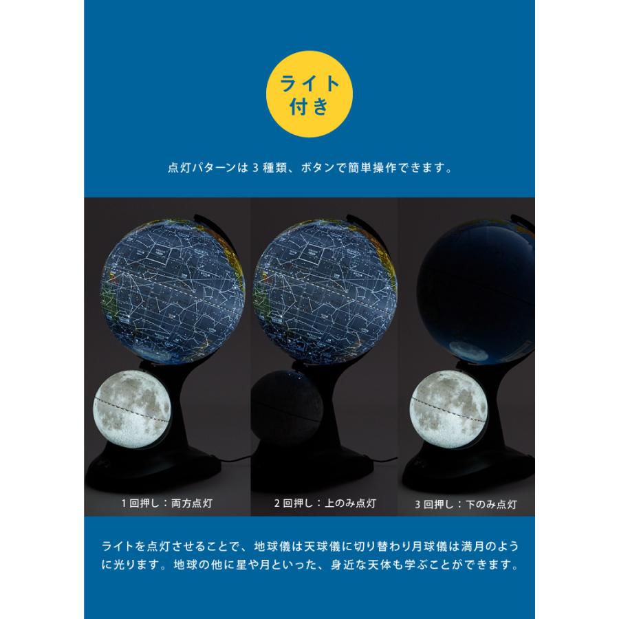 レイメイ藤井 ライト付き二球儀 地球儀/天球儀/月球儀 OYV273 レイメイ藤井 ライト付き二球儀 地球儀/天球儀/月球儀 OYV273