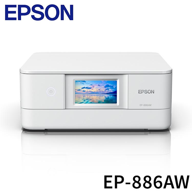 エプソン EPSON カラリオプリンター EP-886AW ホワイト プリンタ複合機 オフィス 会社 プリント 印刷 プリンター 家電 シンプル : os-ep-886aw : リコメン堂生活 ...
