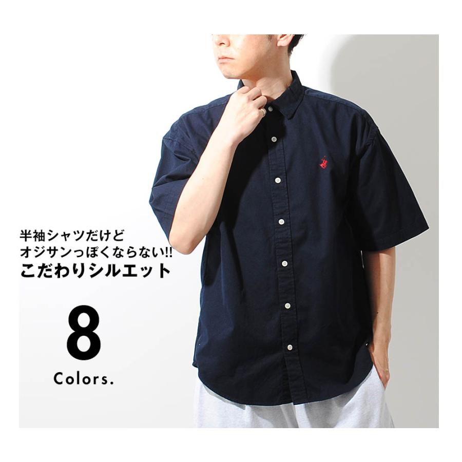 半袖シャツ メンズ BEVERLY HILLS POLO CLUB ブランド おしゃれ 大人 5分袖 シャツ 無地 ストライプ ビバリーヒルズ ...