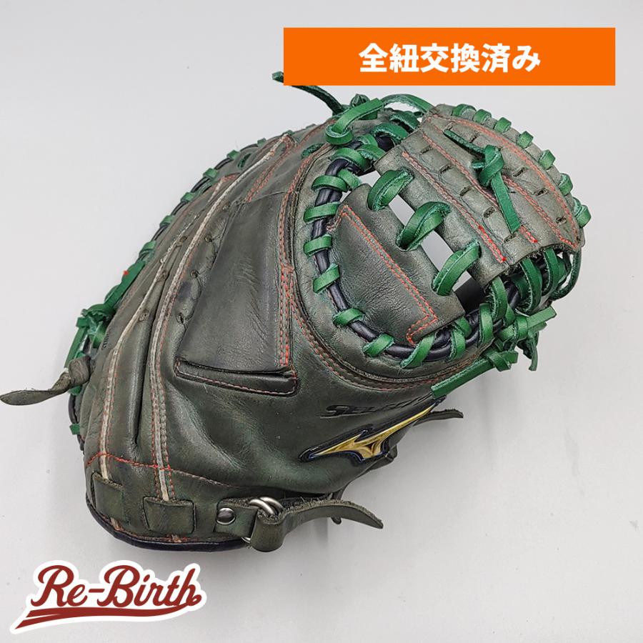 MIZUNO（ミズノ） 【全紐交換済み】 少年軟式用 キャッチャーミット 型付け済み (mizuno グラブ) [TM57] : 野球グローブ ...
