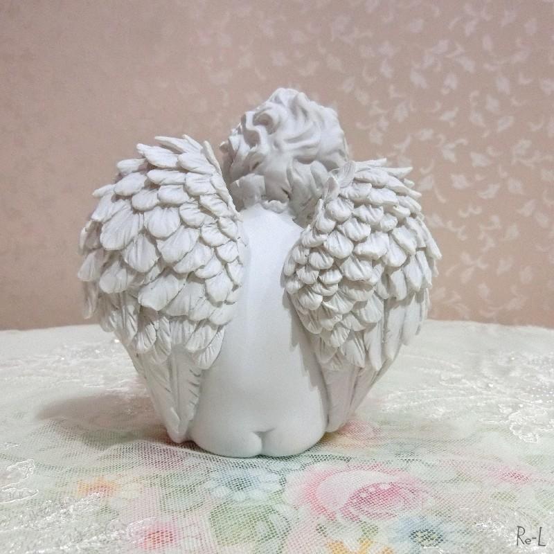 天使置物 かわいいエンジェルの置物 居眠りエンゼル REQSC-558A :10007247:リエルショップ - 通販 - Yahoo!ショッピング