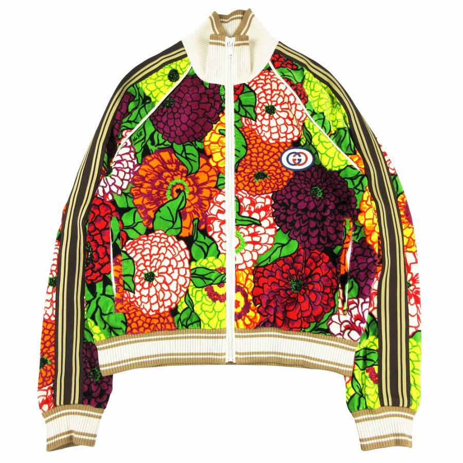 GUCCI（グッチ） 美品 ケンスコット ベロアジップジャケット フラワー 645221 XJC51 KEN SCOTT VELOUR ZIP ...