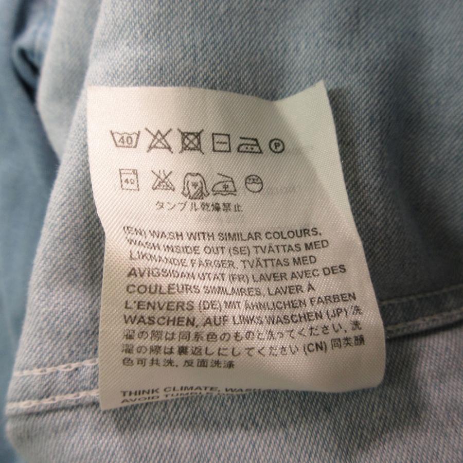 Acne Studios（アクネ ストゥディオズ） デニム ウエスタン シャツ 長袖 EWING DEN PSS16 サイズ44 S ブルー ...