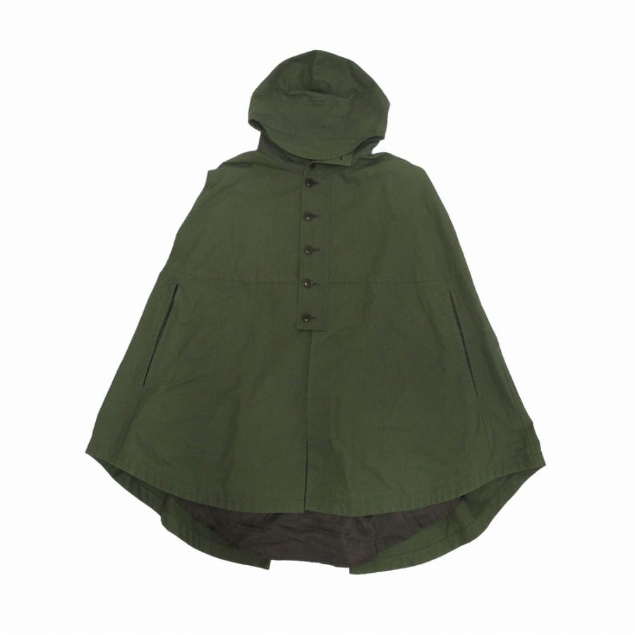 YAECA ヤエカ ミリタリー ポンチョコート アウター グリーン 日本製 サイズ0 100000 レディース : コムレイドバージ ヤフー店 - 通販 - Yahoo!ショッピング