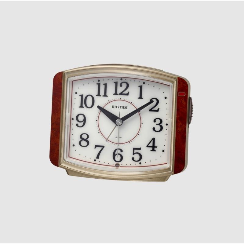 RHYTHM（時計） RHYTHM(リズム) ピュアライトR644 目覚まし時計 木目 8RE644SR23 : 時計と雑貨のお店 Re-NET - 通販 - Yahoo!ショッピング