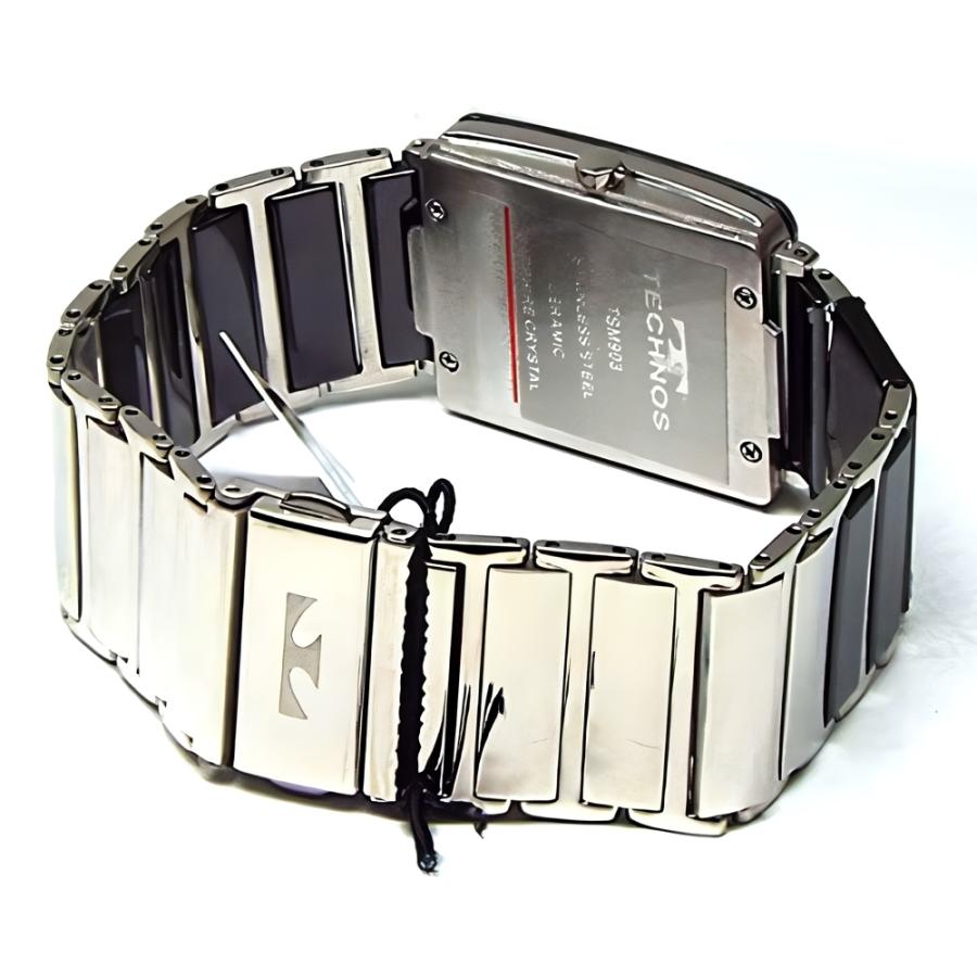 TECHNOS（時計） TECHNOS（テクノス） メンズ腕時計 ブラック×シルバー TSM903TB : 時計と雑貨のお店 Re-NET ...