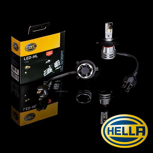 HELLA LED H4 Hi/Lo 12/24V兼用 24W 6500ケルビン 3200ルーメン レトロフィットバルブ 2個1セット : リアクト - 通販 - Yahoo!ショッピング