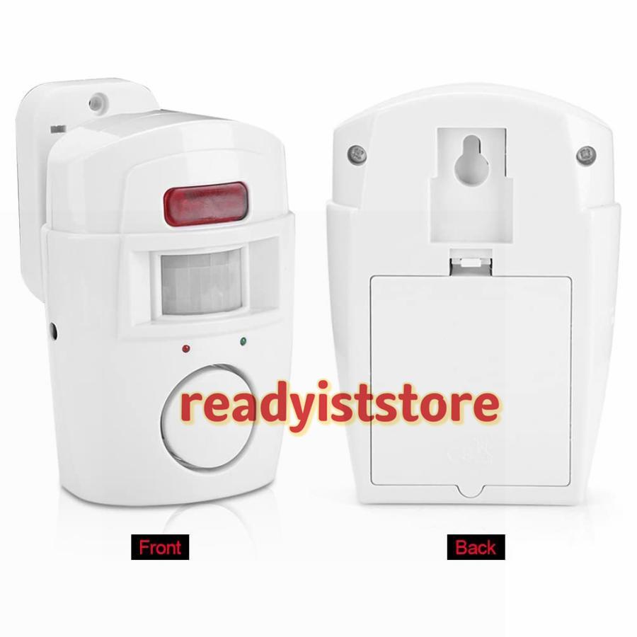 警報アラーム 防犯アラーム 赤外線センサー セキュリティー 屋外/屋内セキュリティ自動 PIRモーションセンサー 105dB 大音量 2個リモコン : かざりんぐのゆめのみせ - 通販 ...