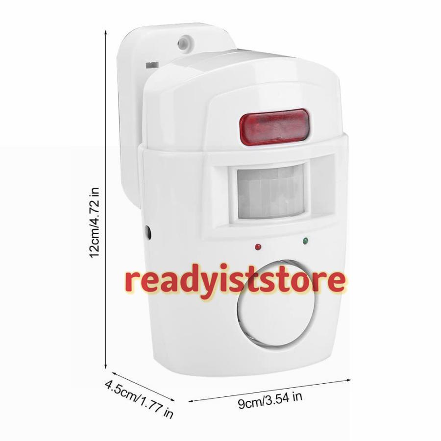 警報アラーム 防犯アラーム 赤外線センサー セキュリティー 屋外/屋内セキュリティ自動 PIRモーションセンサー 105dB 大音量 2個リモコン : かざりんぐのゆめのみせ - 通販 ...