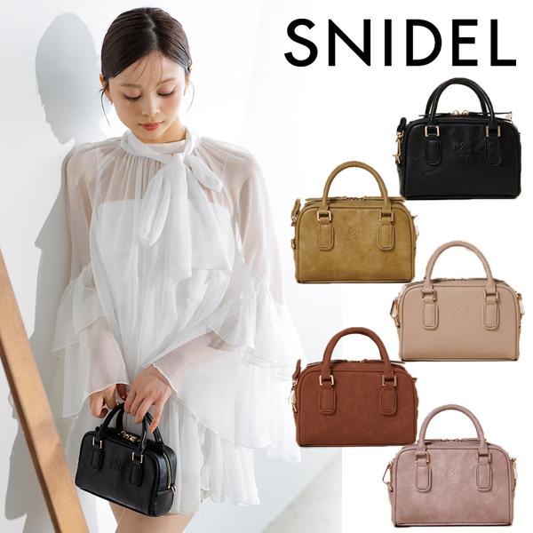 \期間限定10%OFF／予約商品/SNIDEL スナイデル ミニボストンバッグ SWGB251614 1月末〜2月末入荷予定 25SS 2025春夏 キャンセル返品不可 : sl-251065 ...