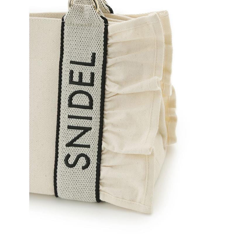 SNIDEL \期間限定10%OFF／即日発送/SNIDEL スナイデル フリルロゴバンブーバッグ SWGB252630 25SS 2025春夏キャンセル返品不可 : セレクトショップreal ...