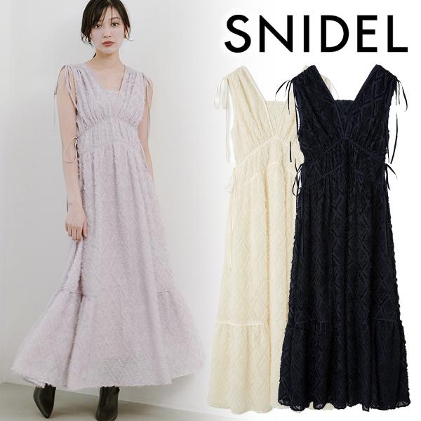 SNIDEL \期間限定10%OFF／即日発送/SNIDEL スナイデル ジャガードドロストディティールワンピース SWFO254288 25FW キャンセル返品不可 : セレクトショップ ...