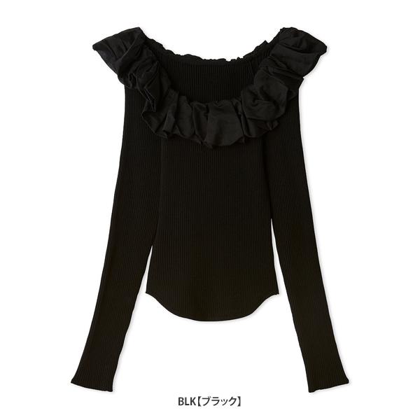 SNIDEL \期間限定10%OFF／予約商品/SNIDEL スナイデル シアーフリルニットプルオーバー SWNT255135 11月末〜12月末入荷予定 25FW 2025秋冬 キャンセル ...