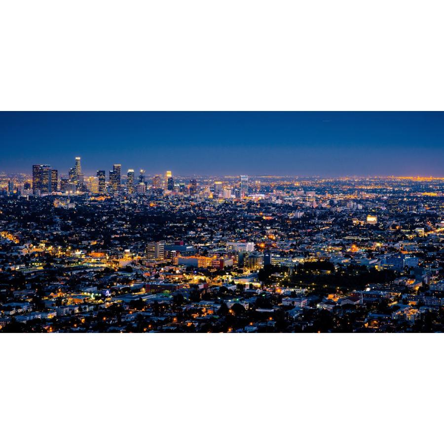 絵画風 壁紙ポスター ロサンゼルス 夜景 カリフォルニア キャラクロ LOS-001S1 (パノラマS版 1152mm×576mm) : レアルインターショップ - 通販 - Yahoo!ショッピング