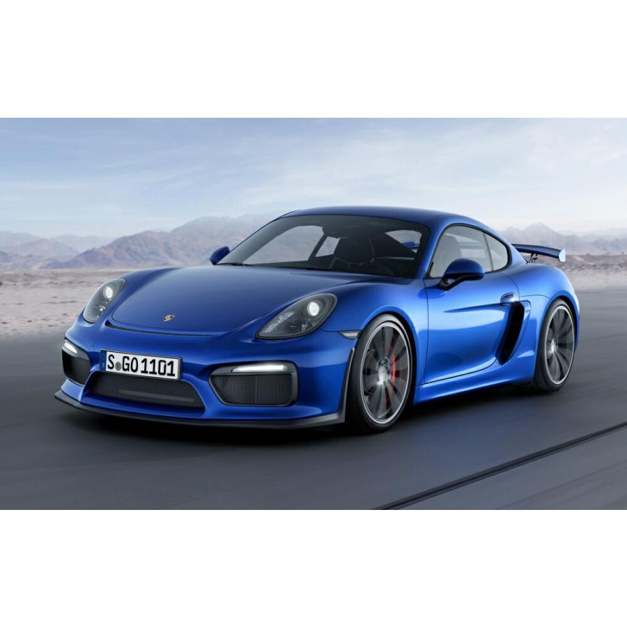 絵画風 壁紙ポスター (はがせるシール式) ポルシェ 911 GT3 991型 2013年 メタリックブルー キャラクロ P991-018W2(ワイド版 603mm×376mm)＜日本製 ...