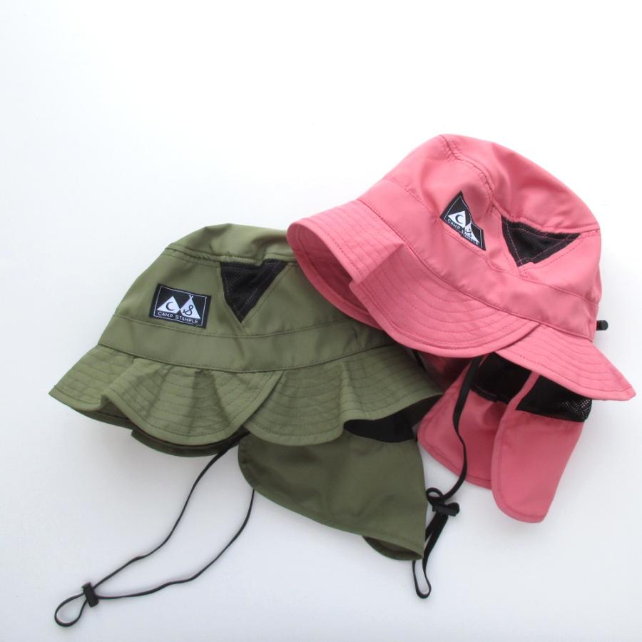 stample CAMP STAMPLE スタンプル ダブルバイザーアウトドアハット カーキ スモークピンク キッズ帽子 : realclothes - 通販 - Yahoo!ショッピング