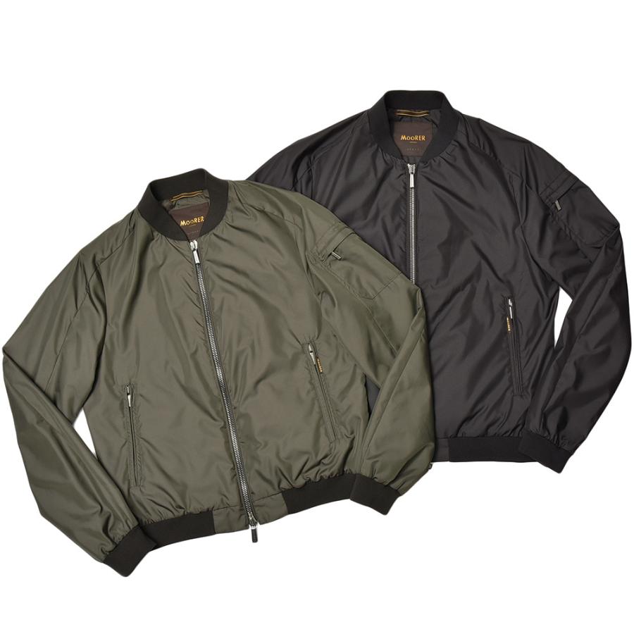 MOORER ムーレー CORELLI-WK コレッリ ポリエステル MA-1 ボマー MOORER ムーレー CORELLI-WK コレッリ ポリエステル MA-1 ボマー