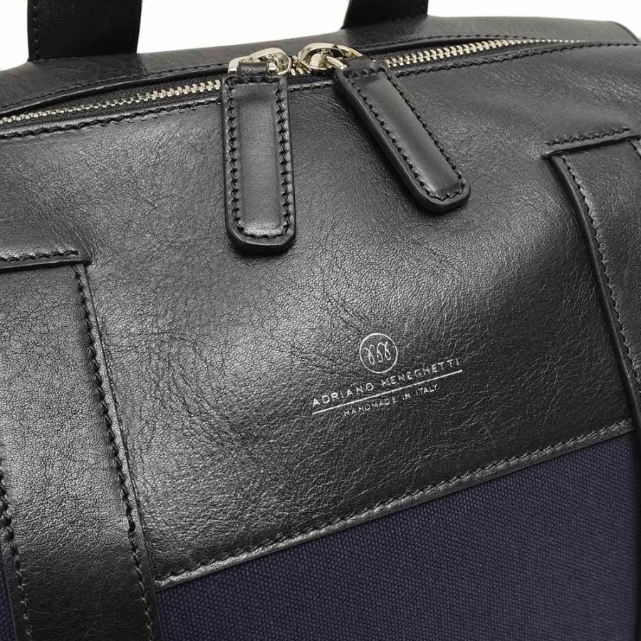 ADRIANO MENEGHETTI アドリアーノ メネゲッティ BRERA キャンバス×カーフ バックパック : ring - 通販 - Yahoo!ショッピング