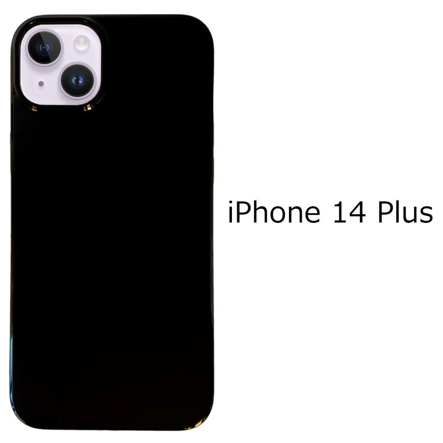 iPhone 14 Plus 【 黒TPU 】 iPhone14plus アイフォン14プラス ケース カバー やわらかい tpu ( ブラック 黒 ) black : REAL SELECT ...