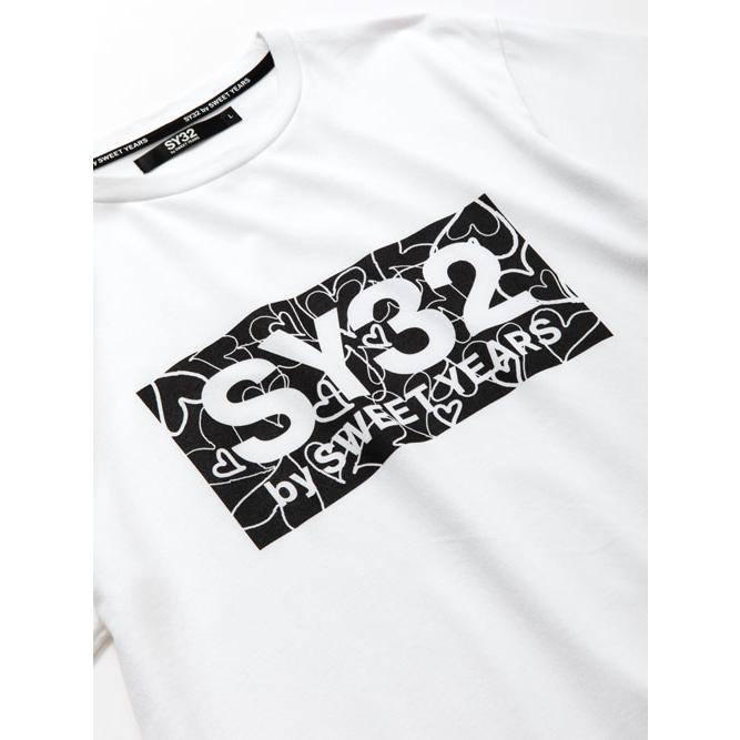 SY32 by SWEET YEARS 特価【SY32 YEARS】23SS HEART BOX LOGO TEE 13038J Tシャツ フットボールアパレル レアルスポーツ : レアル ...
