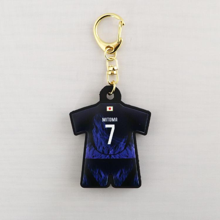 オフィシャル ライセンスグッズ JFA プレーヤーズユニ型ラバーキーホルダー ＃7 三苫薫 24JFA-015 サッカー 日本代表 応援グッズ ユニフォーム : レアルスポーツYahoo!店 ...