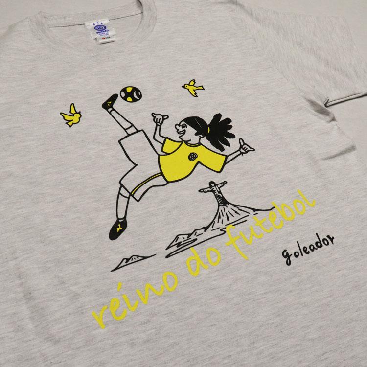 【goleador ゴレアドール】MORI ARTWORKコラボ Reino Futebol：サッカー王国Tシャツ GM-006 サッカー フットサル ウェア レアルスポーツ :gm-006 ...