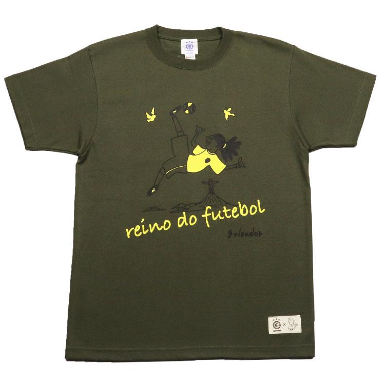 goleador 【goleador ゴレアドール】MORI ARTWORKコラボ Reino Futebol：サッカー王国Tシャツ GM-006 サッカー フットサル ウェア レアルスポーツ ...