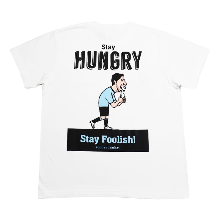 SoccerJunky（サッカージャンキー） 半袖TEE STAY HUNGRY JERRYコラボ sj25b72 Tシャツ 白 グレー 特価 ...